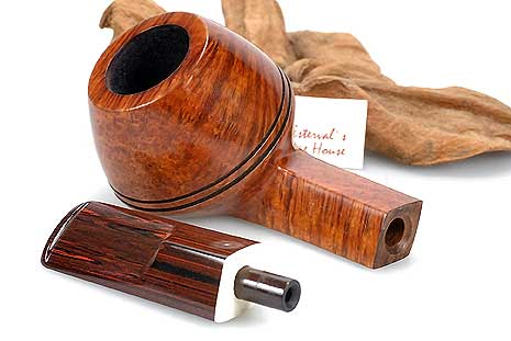 Phil Vigen Carved Pipe Dan Copenhagen Bulldog Estate Estervals Pipe House