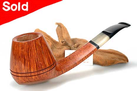 Poul Ilsted Half-Bent Rhodesian Estervals Pipe House